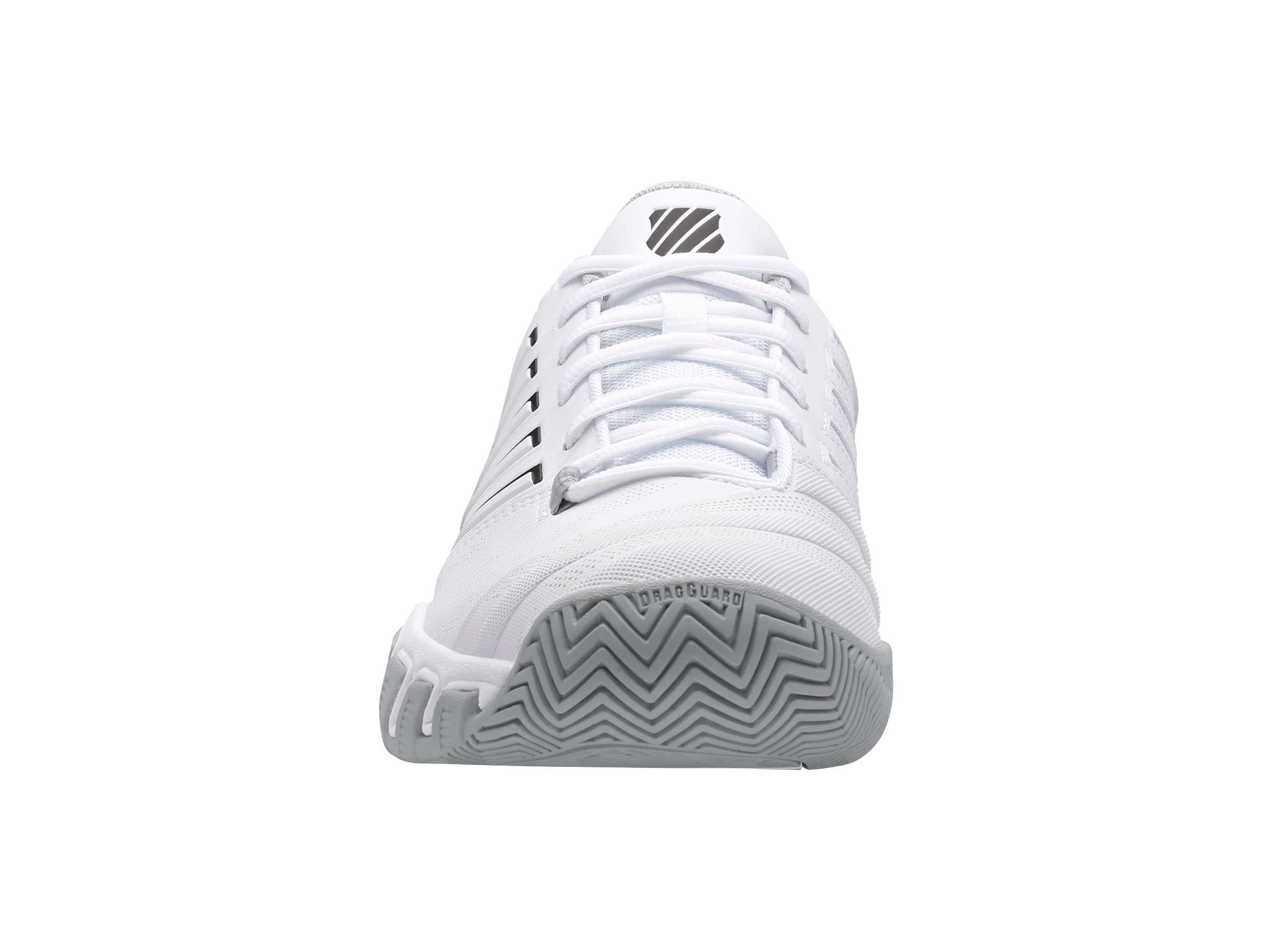 K-Swiss Men's Bigshot Light 4 Tennis Shoe, White/Highrise/Black, 11.5 M