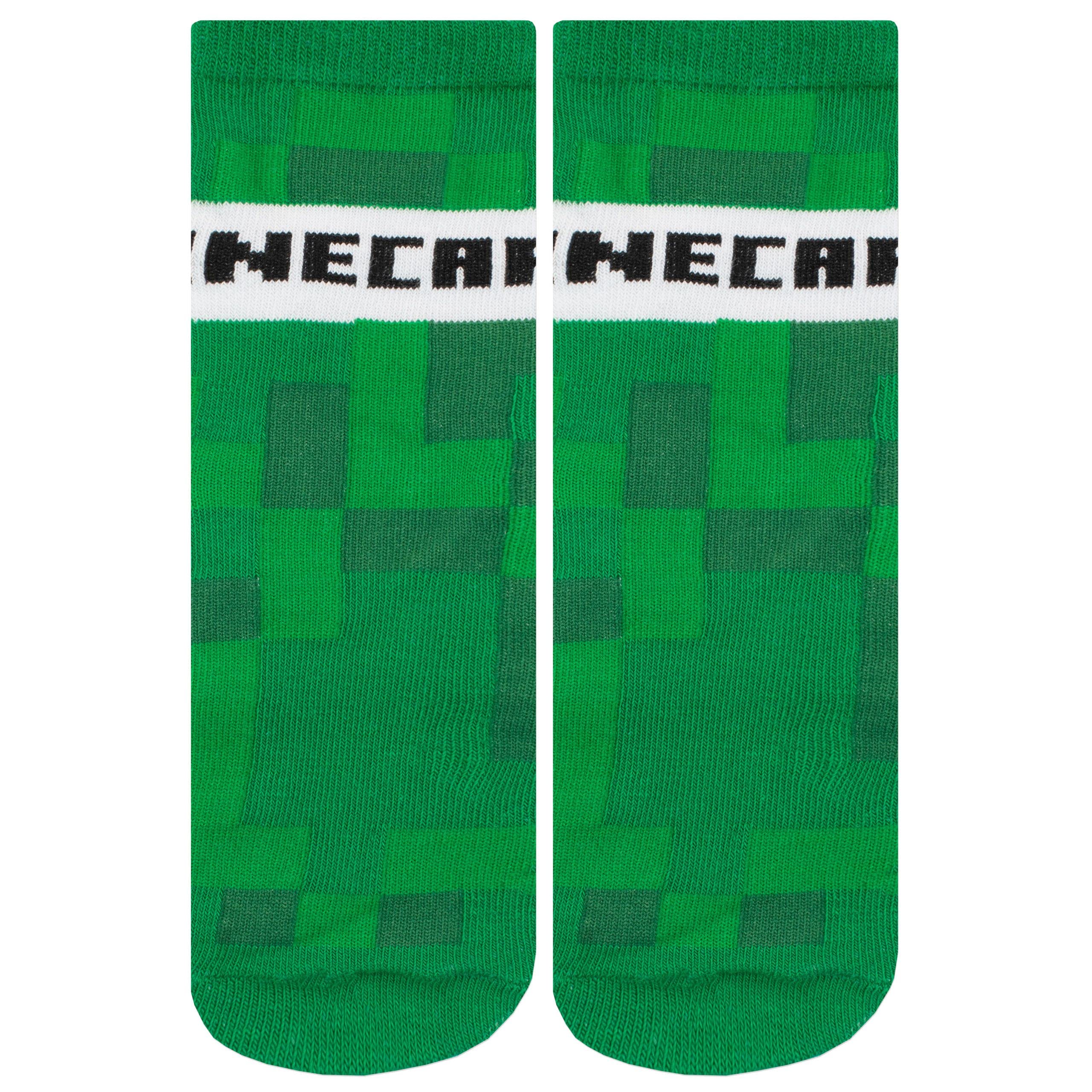 Minecraft Boys Socks Pack of 3 Multicolor 5-8