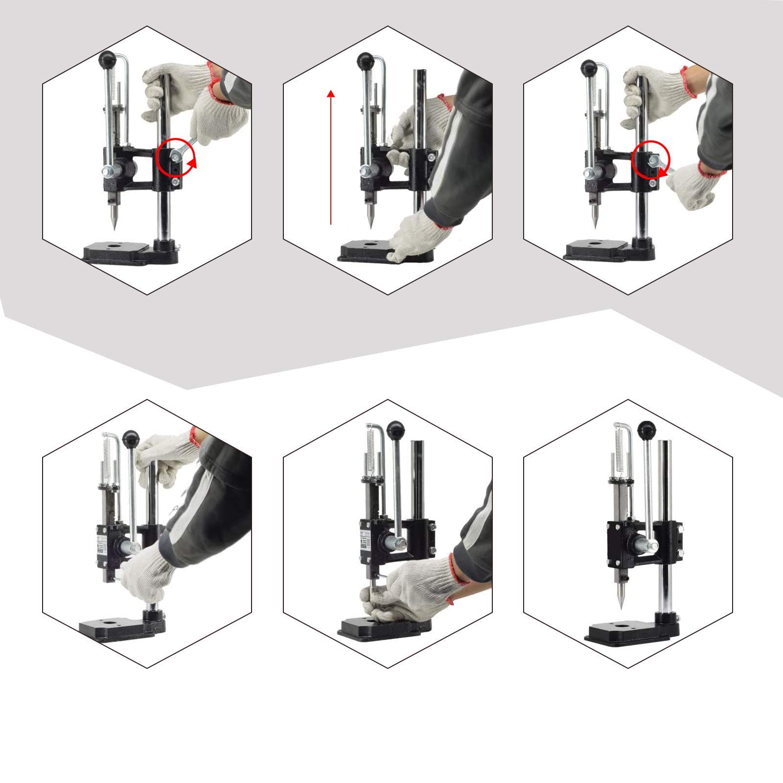 JIAWANSHUN Oyster Shucker Manual Oyster Shucking Machine Oyster Shell Opener Machine Oyster Opener Set Clam Opener Oyster Sheller Oyster Shucking Tool Seafood Tools