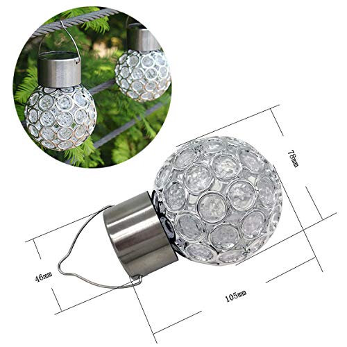 Josopa Outdoor Solar String Lights Waterproof Solar Powered Patio Lights with 7 Lighting Modes for Garden Yard Home Party Wedding Decoration