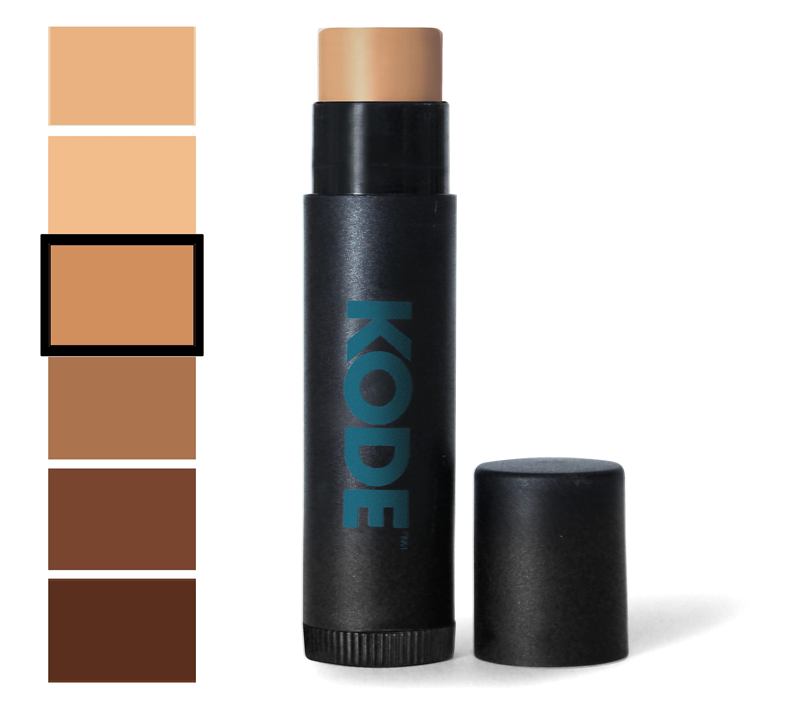 KODE Mens Concealer (Shade 3 of 6) Dark Circle Under Eye Cream Corrector, Multi-Use, Pimples, Scars, Rashes