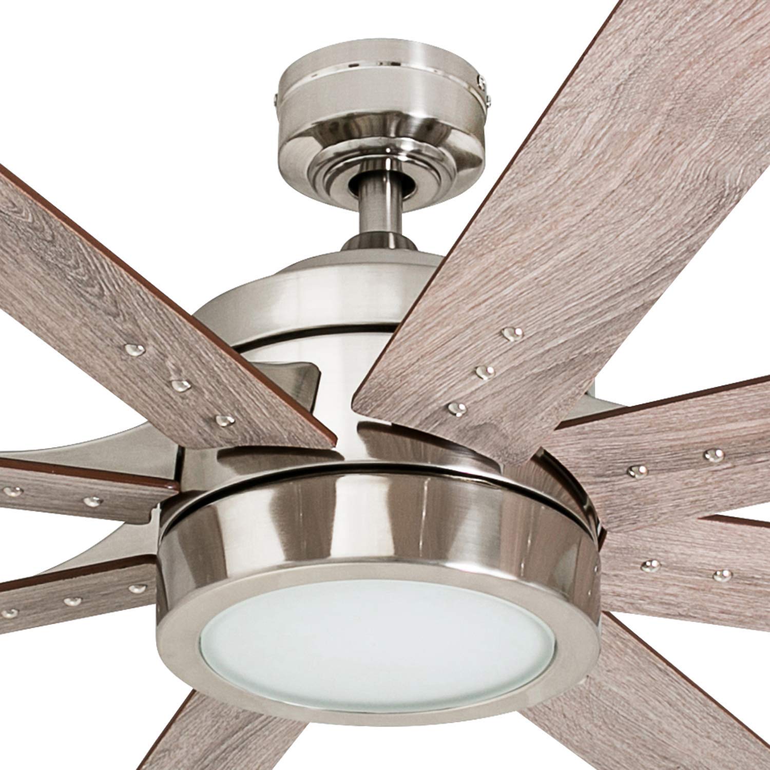 Honeywell Ceiling Fans 50608-01 Xerxes Ceiling Fan, 62, Brushed Nickel (Renewed)