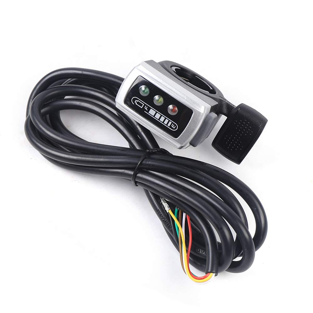 KIOPOWQ 36V 350W Electric Bike Left Side Drive Motor Kit Mountain Bicycle Conversion Kit with Thumb Throttle,Can Fit Most of Common Bicycle