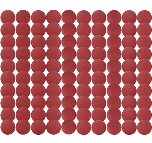 S SATC Premium PSA Sanding Discs 6 Inch 100 PCS 60 80 120 180 240 320 400 600 800 1000 Grit Aluminum Oxide Self Stick Adhesive Sanding Discs for Random Orbital Sander and Belt Disc Sander