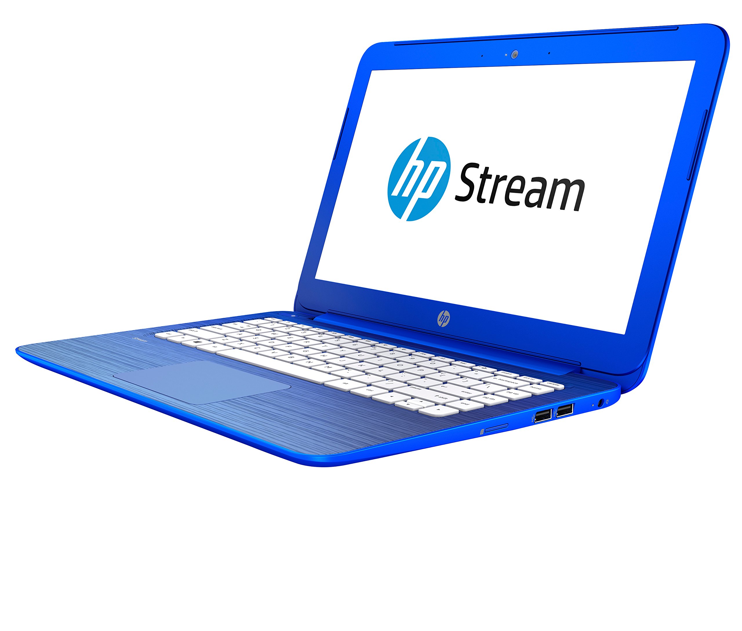 HP Stream 13-c291nr Signature Edition Laptop - 13.3" HD Display, Intel Celeron N3050, 2GB RAM, 32GB SSD, Windows 10, Office 365 Personal - Blue