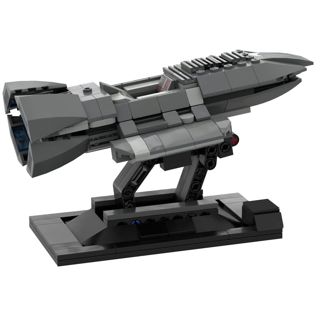 Ottima MOC-37099 Military Sci-fi Series Models, Space Wars Microfighter Model Building Toy Set for Kids Boys Compatible with Lego - 262Pcs