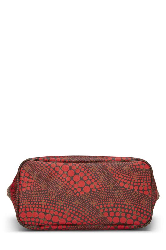 Louis Vuitton, Pre-Loved Yayoi Kusama x Red Monogram Dots Infinity Neverfull MM, Red