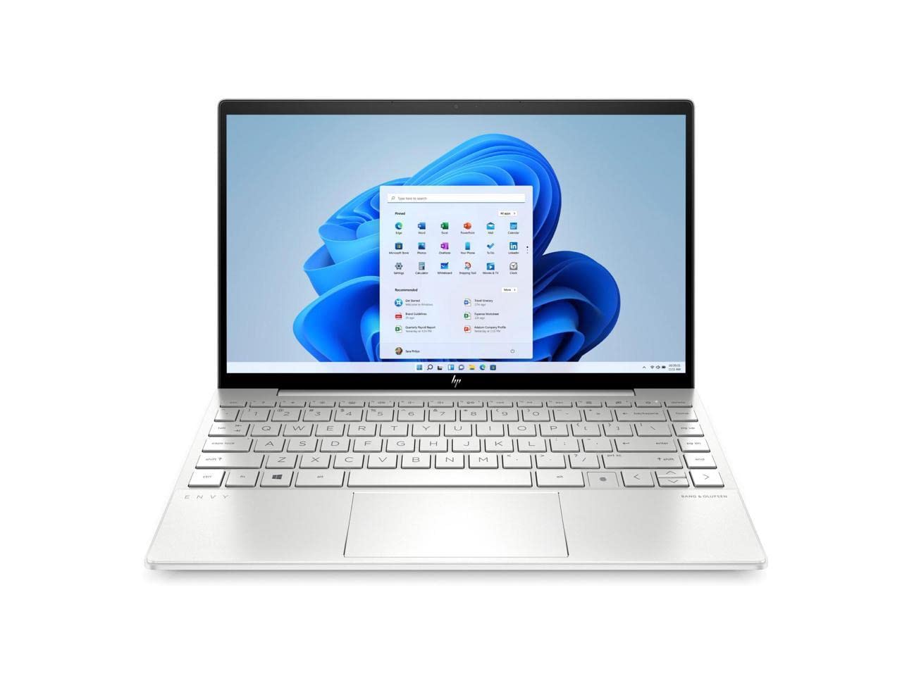 HP ENVY 13-ba1093cl 13.3" Full HD Touchscreen Notebook Computer, Intel Core i5-1135G7 2.4GHz, 16GB RAM, 512GB SSD, Windows 11 Home, Natural Silver - Refurbished