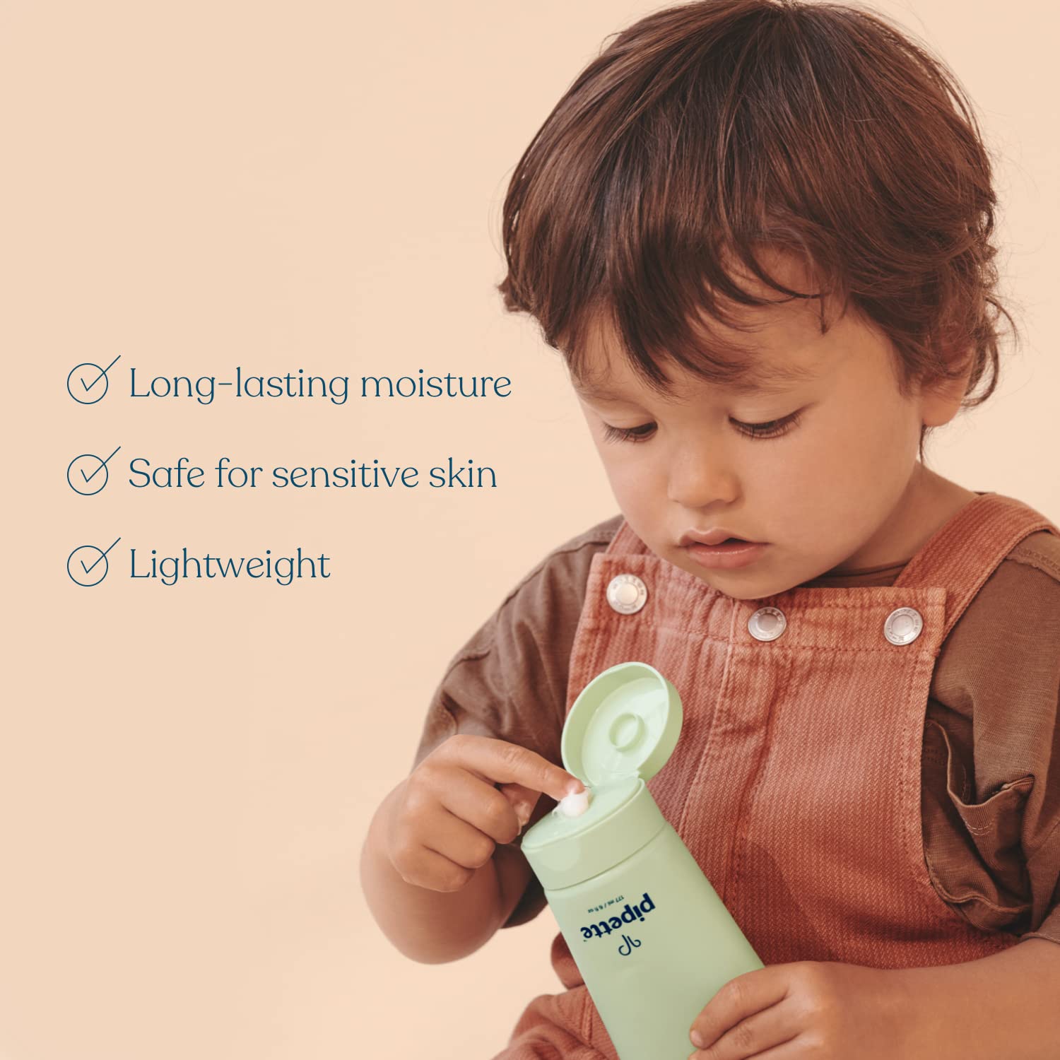 Pipette, to Baby, with Love Gift Set - Calming Bath Time Duo, Wash Tear-Free and Moisturize Set with Renewable Plant-Derived Squalane, Rose + Geranium Aroma, 3-Piece Set