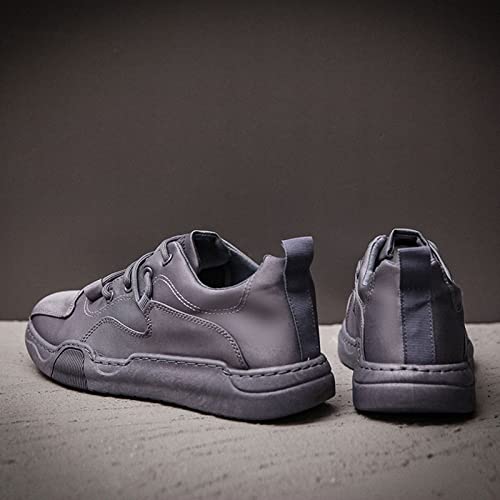 Men Low Top Breathable Ice Silk Casual Slip Canvas Shoe Grey