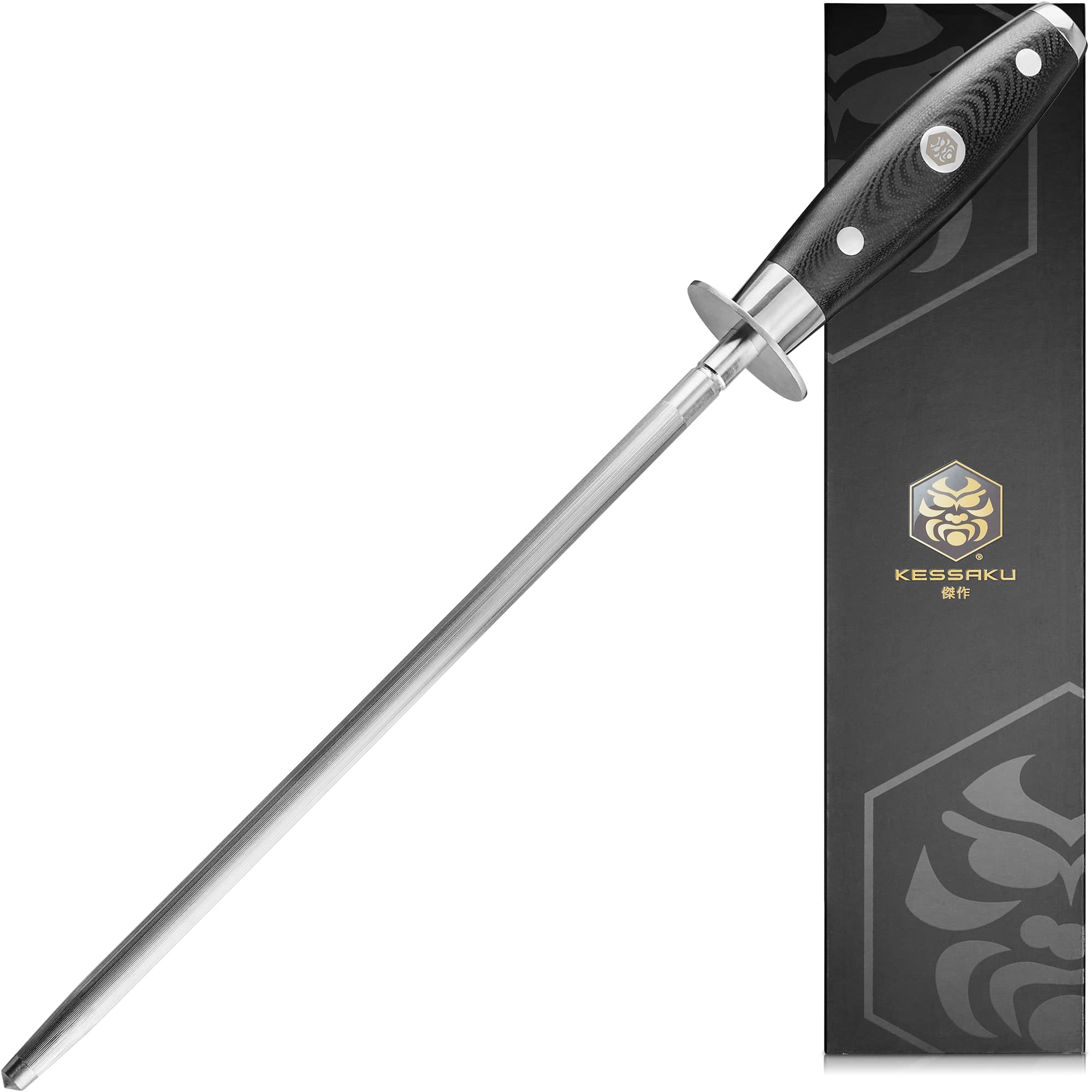KESSAKU Mini Santoku Knife - 5 inch - Dynasty Series - Razor Sharp Kitchen Knife - Forged ThyssenKrupp German High Carbon Stainless Steel - G10 Garolite Handle with Blade Guard