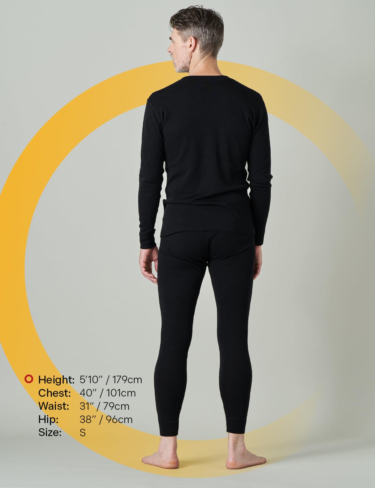 LAPASA Men's 100% Merino Wool Base Layer Set Midweight Thermal Underwear Activewear Long John Top Bottom M126 Large 2. Midweight True Blue 1 Set