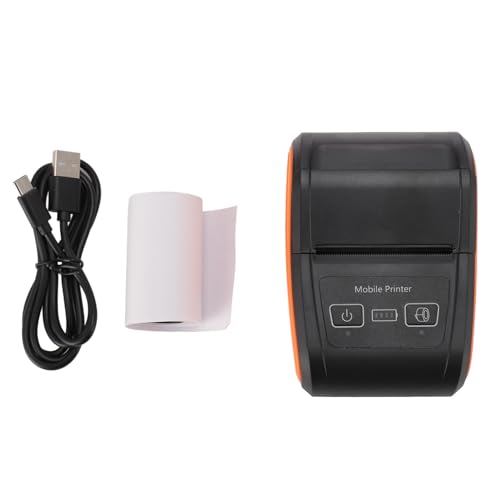 RGREGL Thermal Receipt Printer USB Mini Portable Bluetooth HD Printing for POS Office Electronics