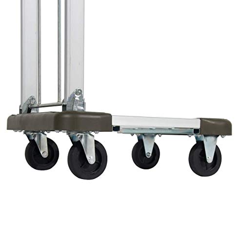 HWZQHJY Foldable Moving Push Cart Trolley 330lbs Weight Capacity