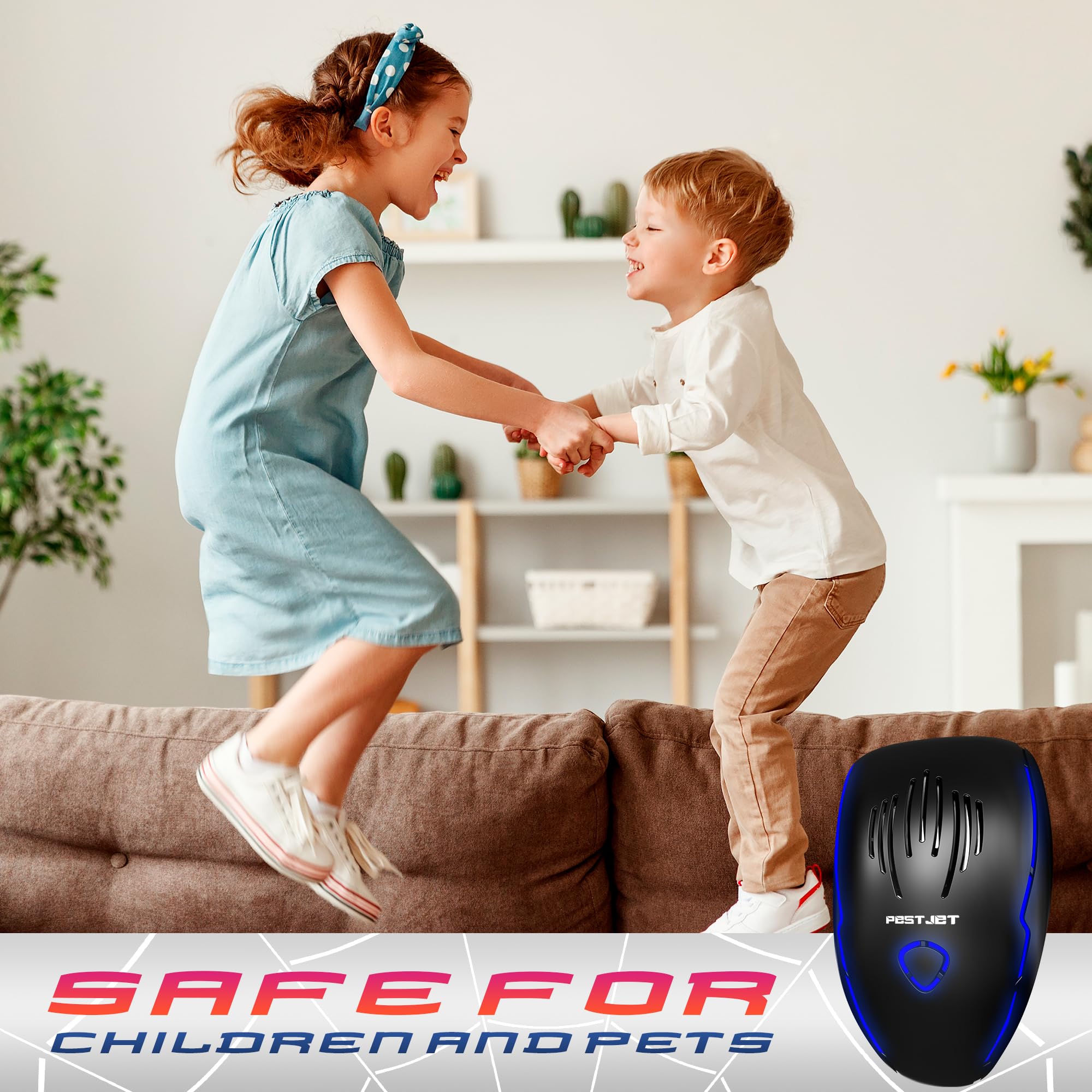 New 2024 Ultrasonic Pest Repeller Plug in - 2 Pack β Outdoor/Indoor Electronic Pest Repellent - Get Rid of Rat Bat Mouse Squirrel Bug Bee Ant Spider Wasp Cockroach Fly Mosquito Rodent Termite Roach