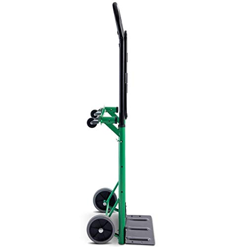 HWZQHJY Folding Luggage Cart Multi-Functional Dolly, Gardening Lawn Leaf Bag Support Platform Truck Cart, 200Lbs Load Capacity