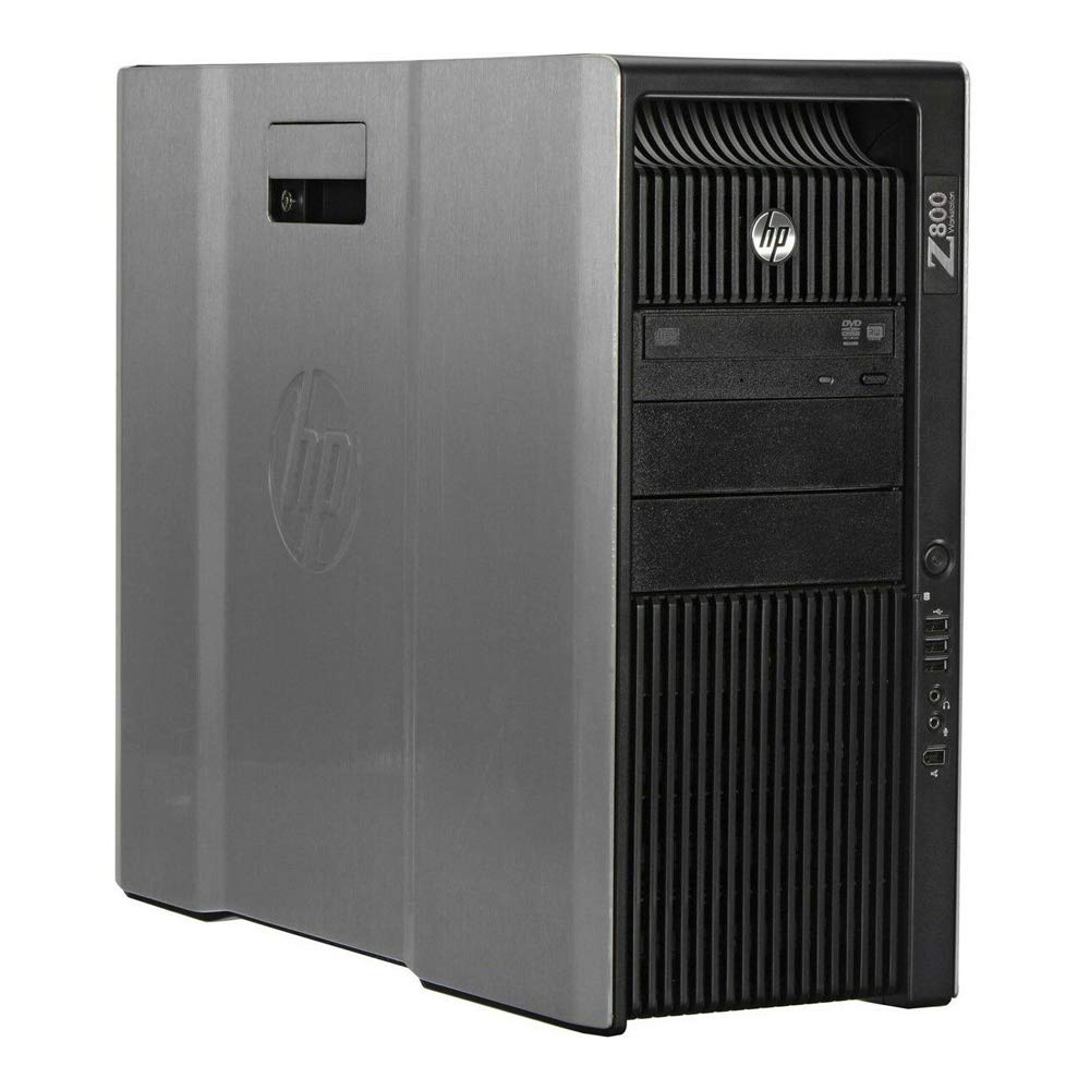 HP Z800 Workstation (Intel QUAD CORE Xeon 3.33GHz Processor, 1TB SSD, 4Tb HDD, 48GB RAM, USB 3.0, Windows 10 Pro OS) Black (Renewed)