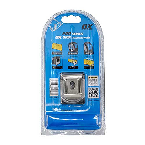 OX TOOLS Pro Stainless Steel 16-Foot Tape Measure with Magnetic Hook | Heavy Duty Case & Easily Visible Measure Marks