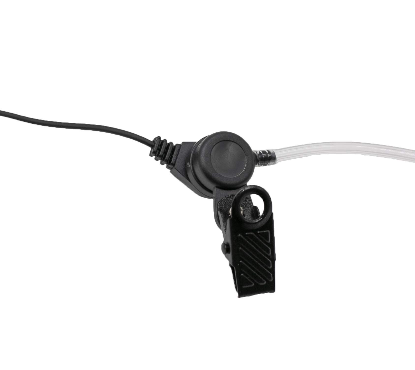 KEYBLU LXT600 GXT1000 Transparent Acoustic Tube Surveillance Earpiece Headset for Midland AVPH4 LXT GXT walkie Talkie Radio(2 Pack)