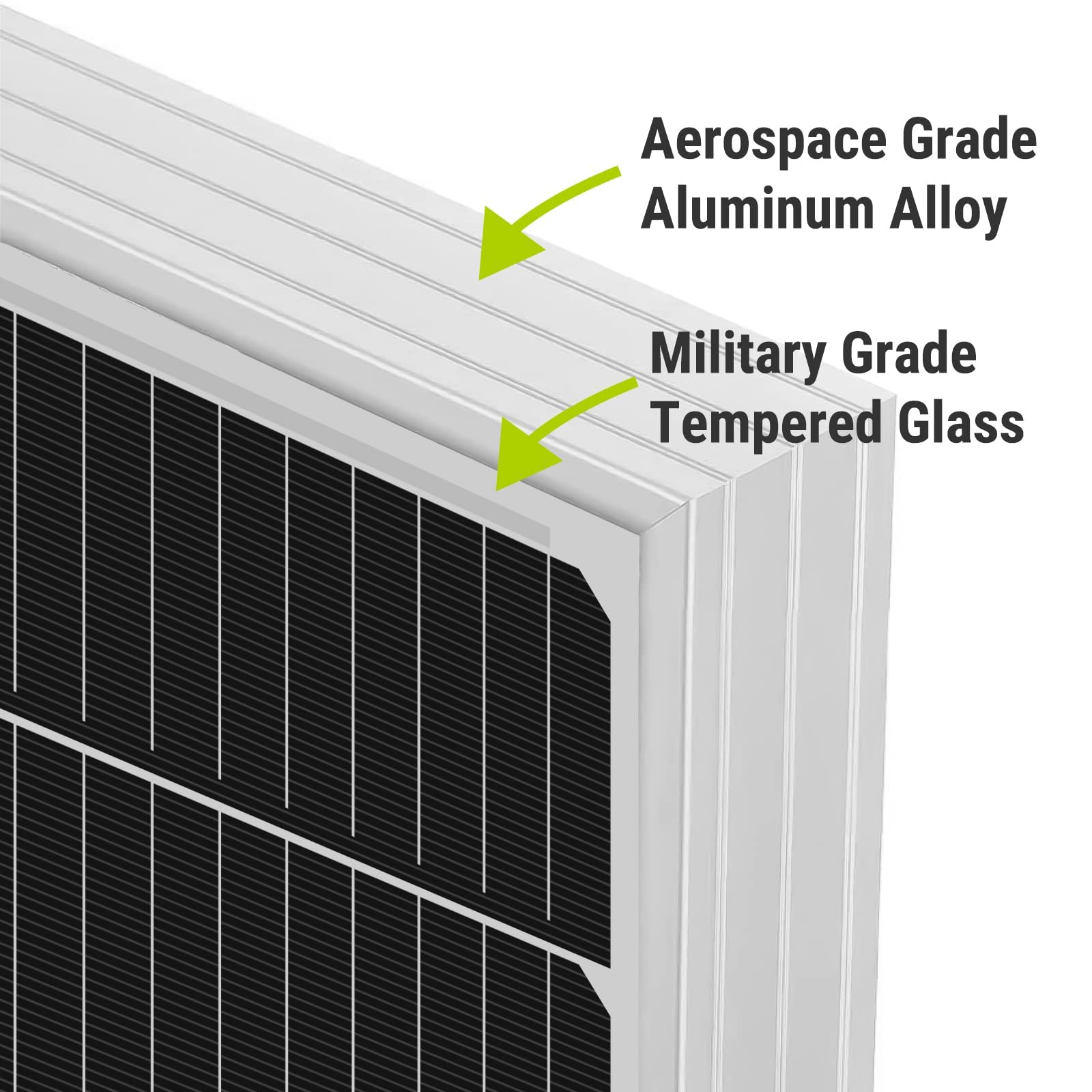 Newpowa 9BB Cell 200W Monocrystalline 200 Watt 12V Solar Panel High Efficiency Mono Module RV Marine Boat Off Grid