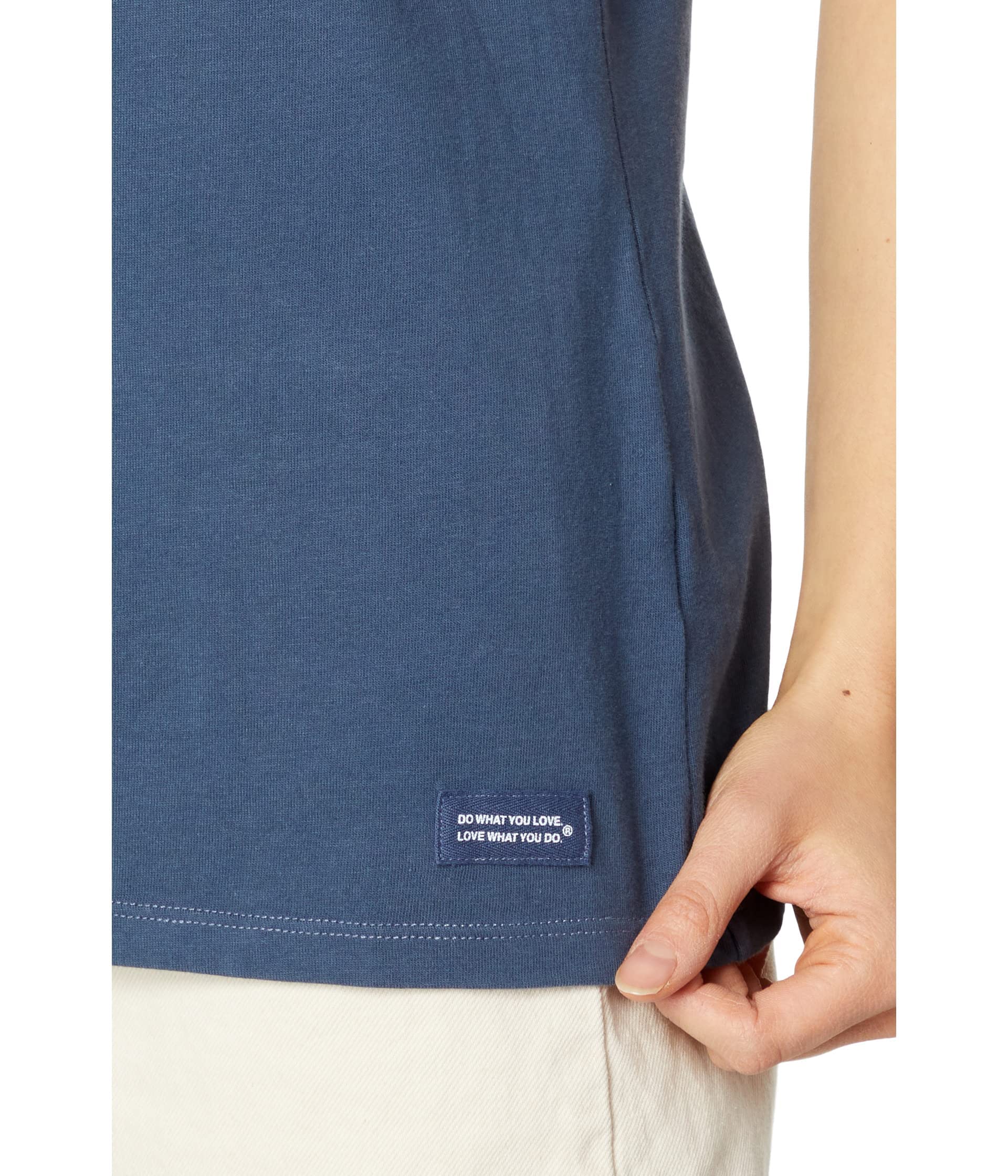 Life is Good Flamingo Garden Short Sleeve Crusher™ Tee Darkest Blue XL (US 16-18)