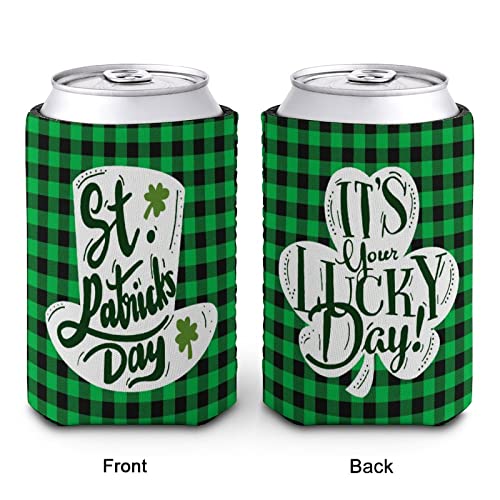 St. Patrick's Day Beer Can Koozies Coolers Sleeves For Wedding Favor Anniversary Birthday Gift Bachelor Party Favors(1Pcs)