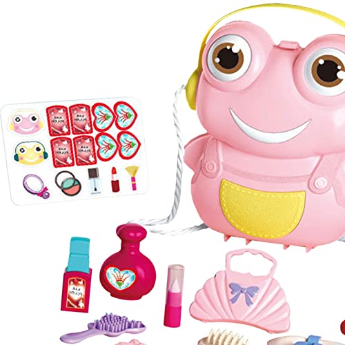 Mini Playhouse Toy Pretend Play Set Storage Bag, Montessori Toy Storage Toy Simulation Picnic, Beauty Organizer