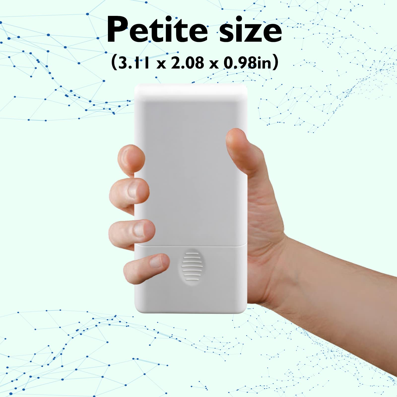Outdoor 3 Port Passive POE Extender,IP65 Waterproof PoE Repeater,10/100Mbps,2 Channel Ethernet Cat5e/6, IEEE 802.3af/at,PoE Booster, Wall-Mount