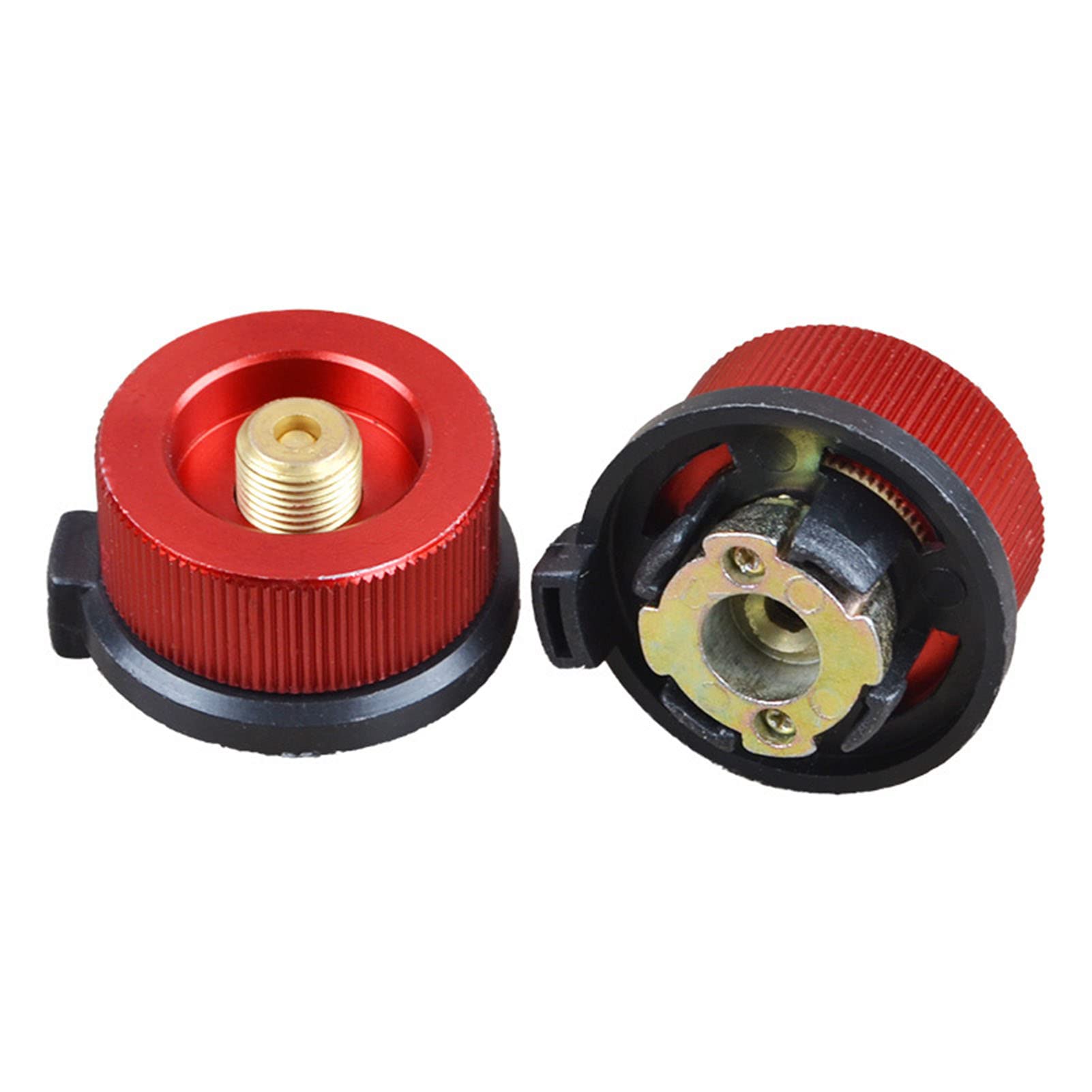 MengK 1PCS Camping Stove Adapter Propane Adapter Lindal Valve Butane Canister Adapter Cylinder Gas Cartidge Converter