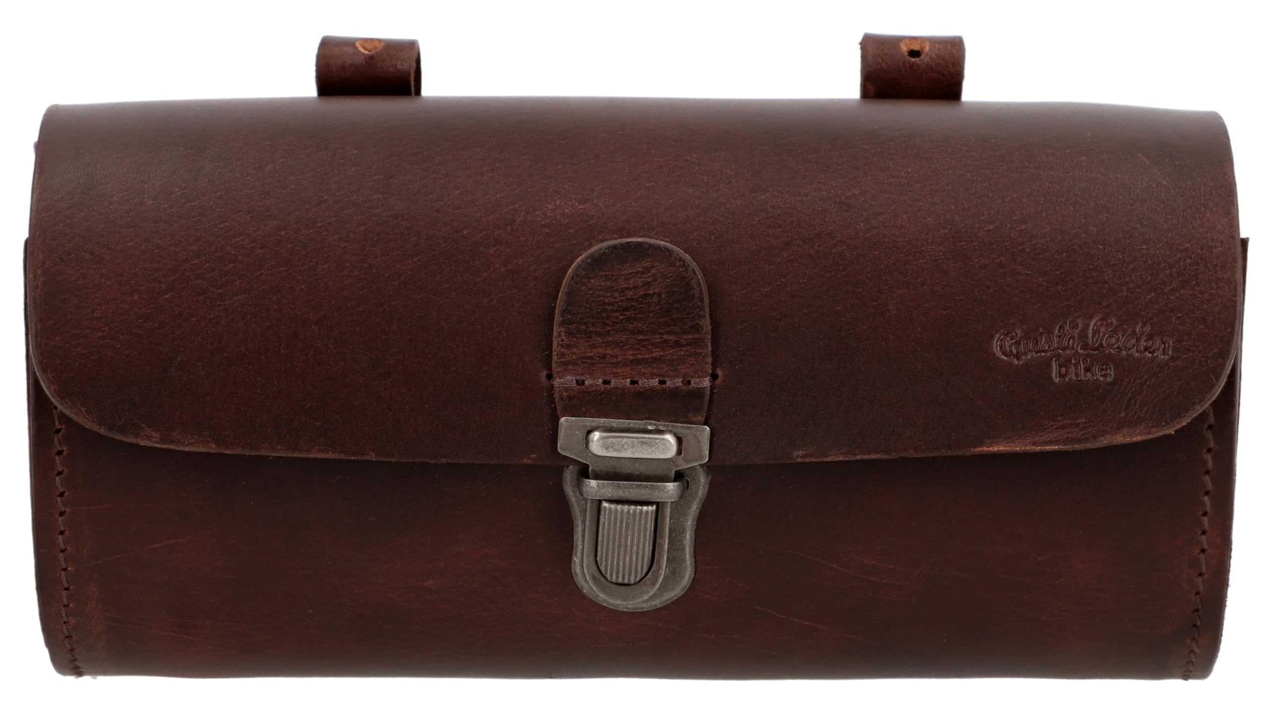Gusti Bike bags Leather-Raymond P. saddlebag vintage for Brooks saddles theft-proof Brown leather