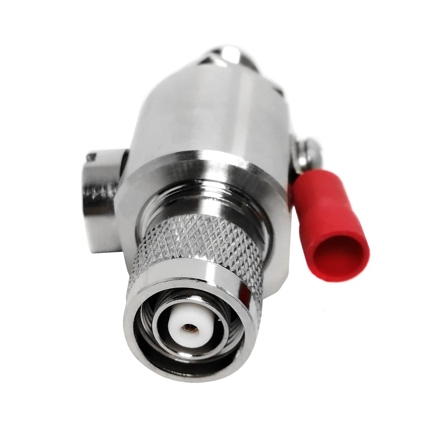 Lightning Protector RP TNC Male to Female DC-6GHZ Square 90V Gas Tube Discharge Surge Arrester