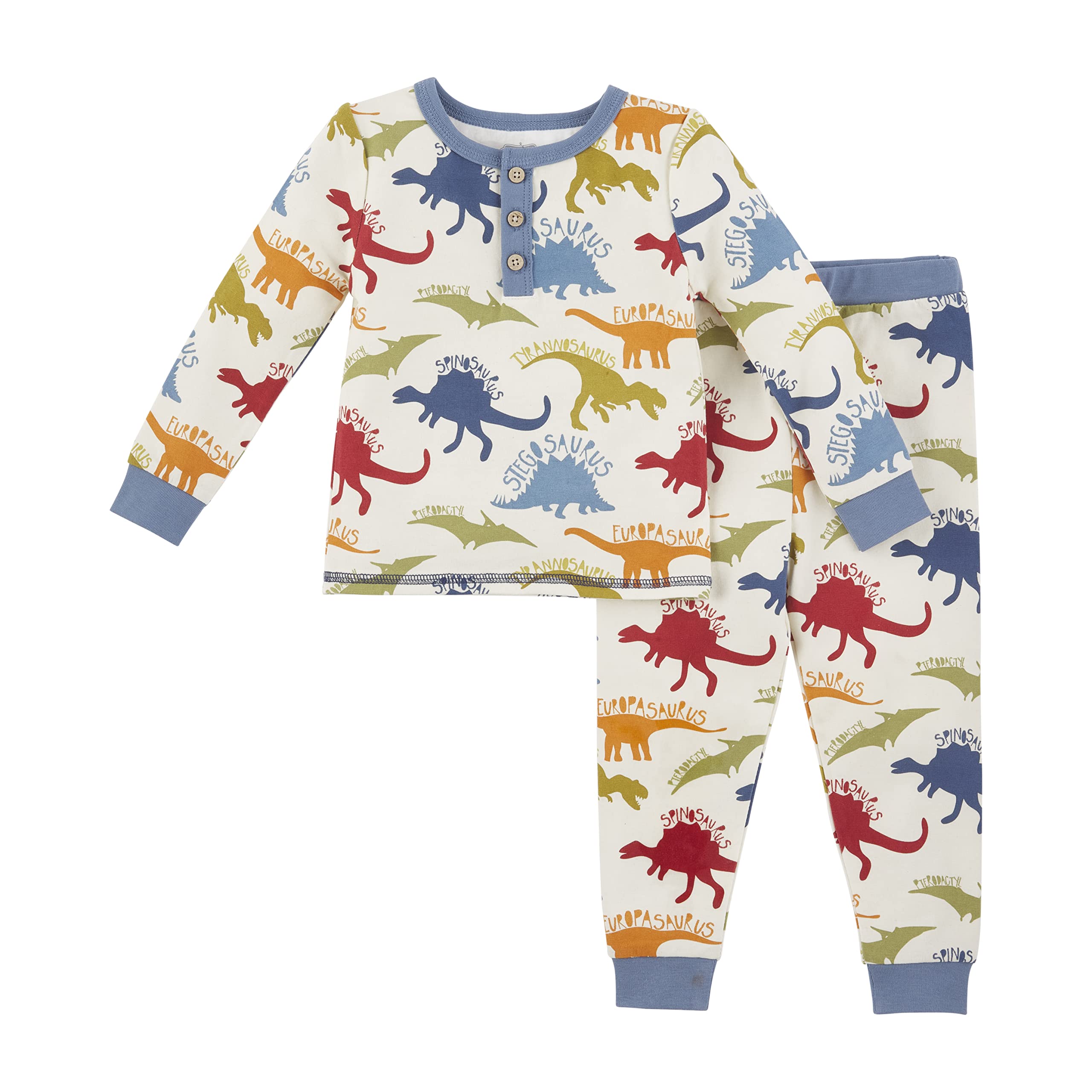 Mud Pie baby boys Dinosaur Pajama Set and Toddler Sleepers, Dino, 3T US