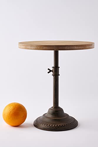 Mud Pie Wood and Iron Adjustable Server, 11" x 10", Small
