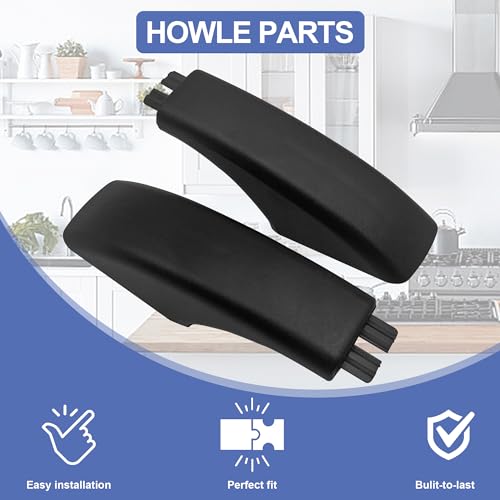 WB07X10034 2 Pack Oven Handle end caps Replacement Fits GE General Electric Stove Oven Door Handle Replaces AP3623187, 242863, AH229187, EAP229187,