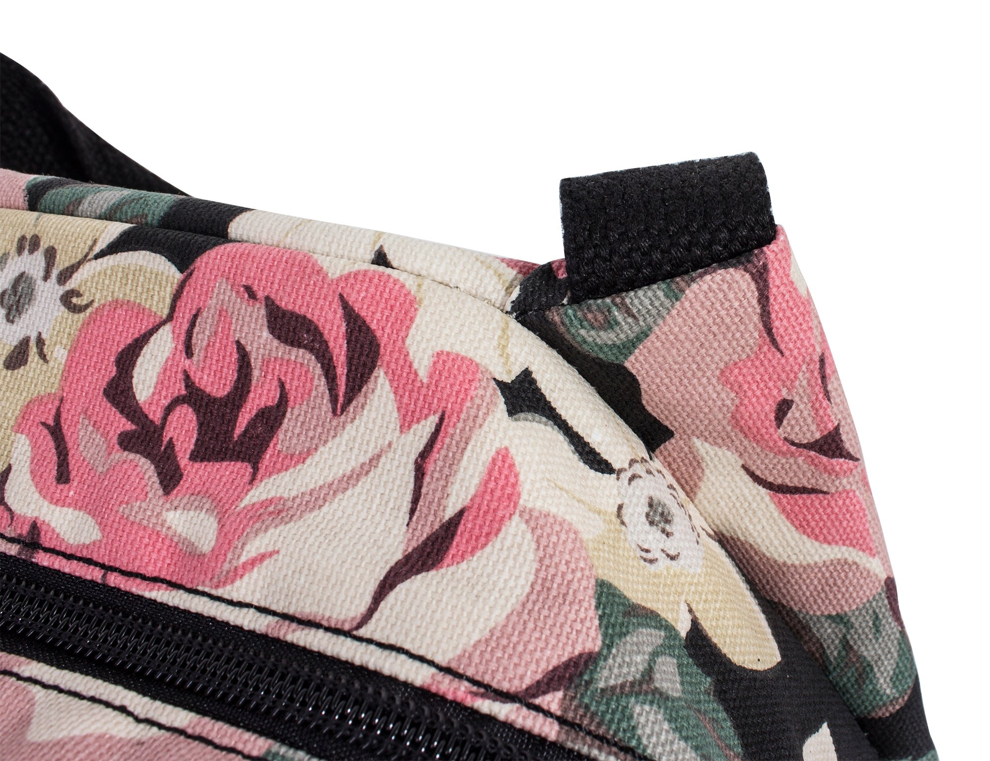 Leaper Reusable Insulated Lunch Bag Cute Lunch Box Tote Bag for Girls Black