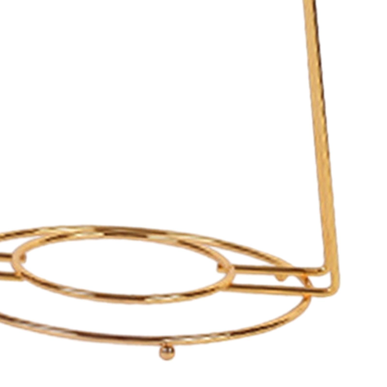 Sleek Coffee Cup Holder for Kitchen Organization, Hold 2 Mugs Gold