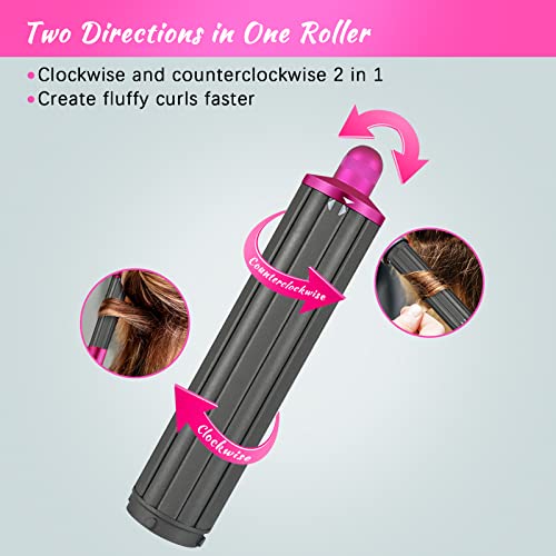 Long Curling Barrels Hair Curlers Rollers for Dyson for Airwrap HS05 HS01 Hair Dryer Attachment, 40MM/1.6 Inch Multifunction Hair Styler(Without Adapter)