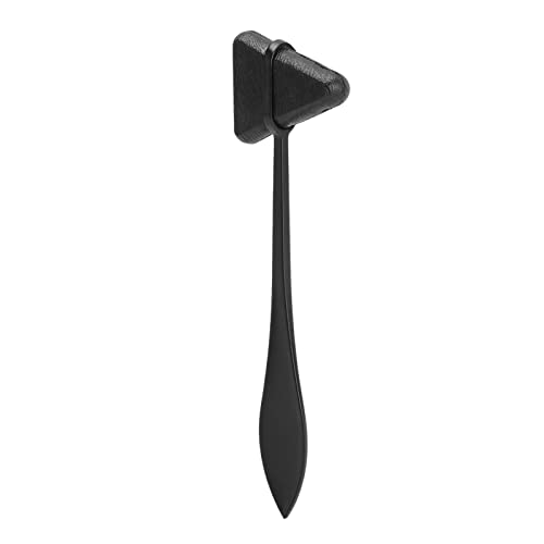 Neurological Diagnostic Hammer, PVC Neurological Percussion Hammer Ergonomic Black Triangular Mellow Portable for Muscle for Women