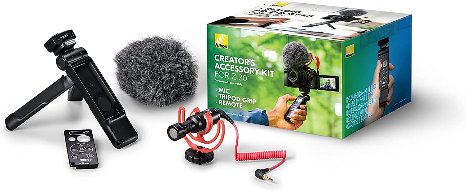 Nikon Z30 Mirrorless Camera with 16-50mm and 50-250mm Lenses with Advanced Accessory and Travel Bundle (Included 1-Year Nikon Warranty) | 1743 | Nikon Z30