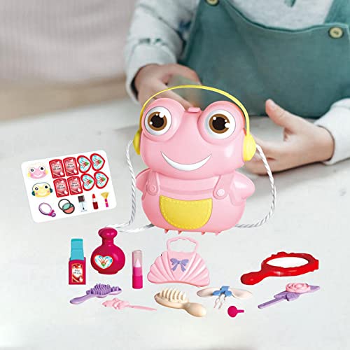 Mini Playhouse Toy Pretend Play Set Storage Bag, Montessori Toy Storage Toy Simulation Picnic, Beauty Organizer