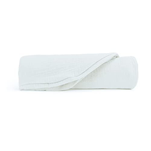 NoomiNest Baby Lounger Cover ONLY | 100% Muslin Cotton (Pure White)