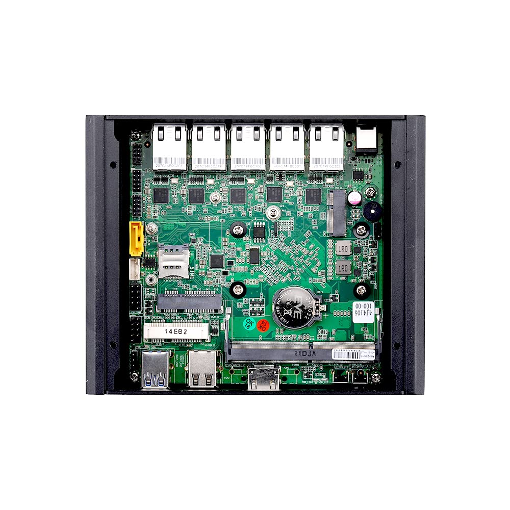 Q750G5-S08 New Intel I225V B3 2.5G LAN B3 J4125 Gateway Soft Router OS,Support pfSense Firewall AES-NI.