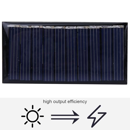 Mini Solar Panel, Polycrystalline Solar Panel, Waterproof and Energy Saving for Household Lights, Electric Fans, Solar Water Pumps, Solar Street Lights