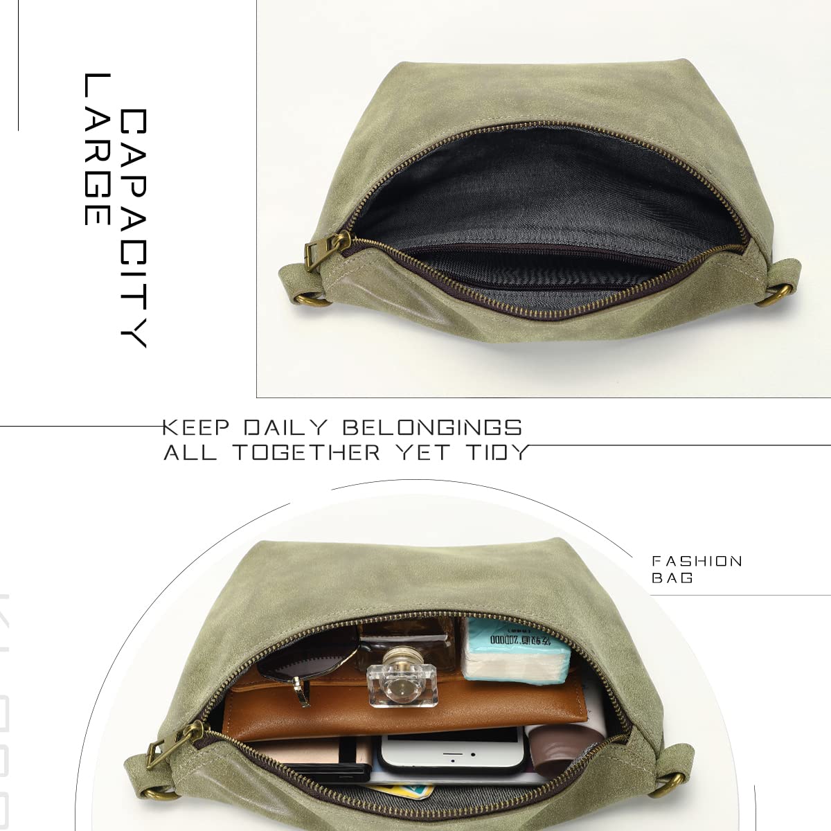 KL928 Small Waist Bag Fanny Pack Sling Crossbody Purses for Women Men