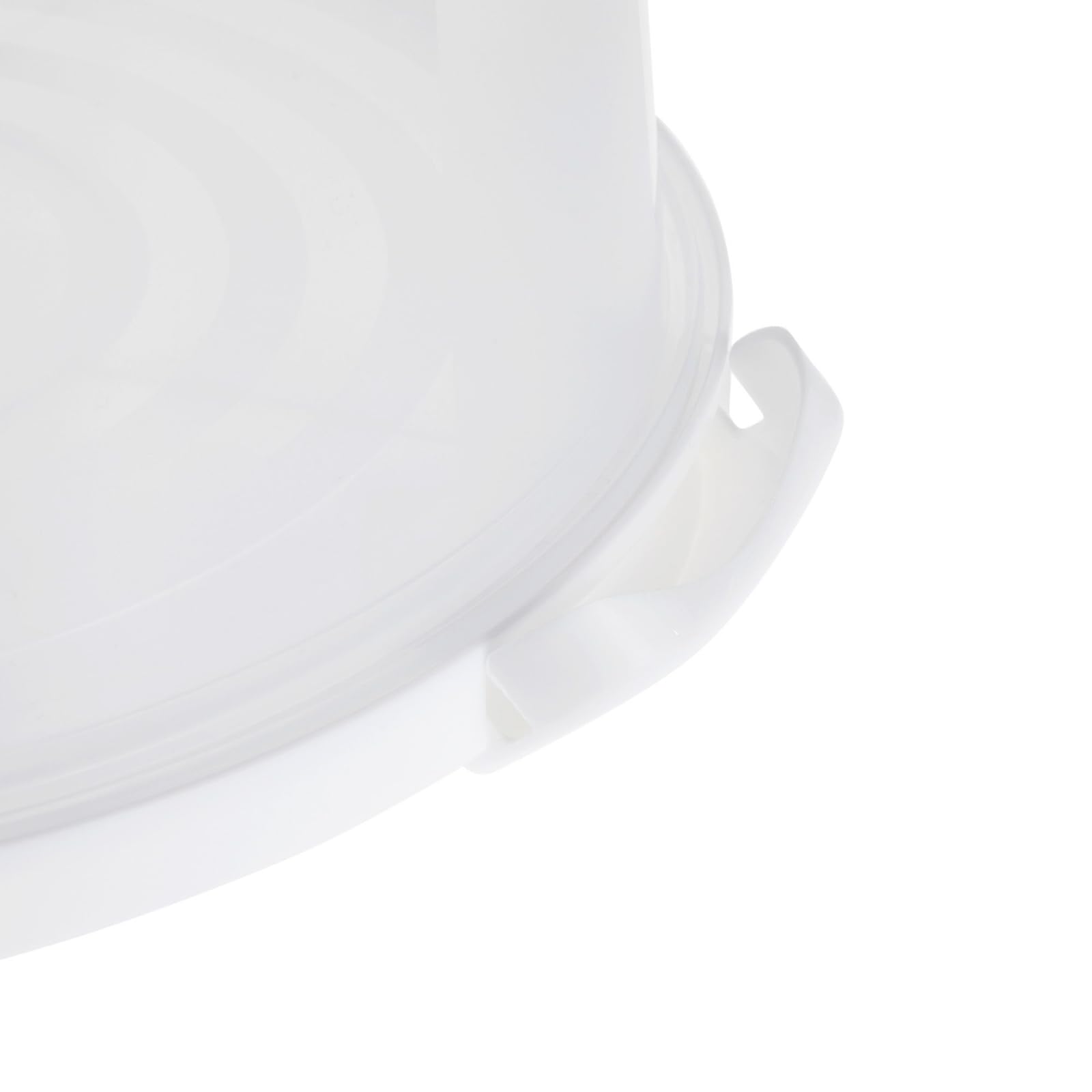 Juvale Round Cake Carrier with Lid and Handle, Dessert Container for Pie, Cupcakes (12 x 5.9 In)