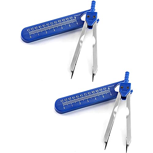Pockety EKG ECG Caliper Electrocardiogram Divider, Measuring Tool ECG Calipers for Electrocardiogram Drafting Divider
