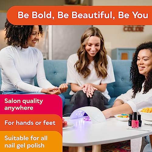 SUNUV UV LED Nail Lamp, Gel UV Light Nail Dryer for Gel Nail Polish Curing Lamp with Sensor 2 Timers SUN9C Pink Gift for Women Girl