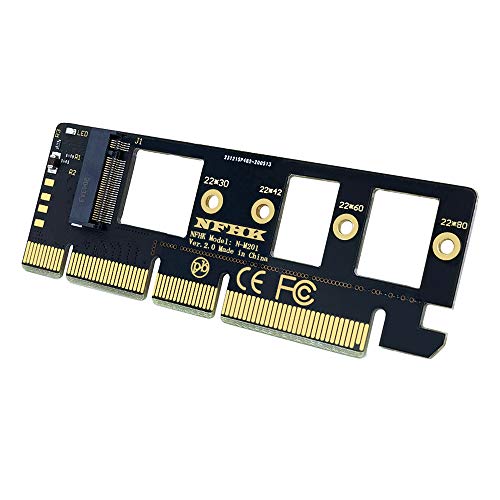 OWLEEN Expansion Card M.2 NVME SSD to PCIE 3.0 X16/X8/X4 Desktop SSD Adapter Card Support 2230 2242 2260 2280 Size SSD