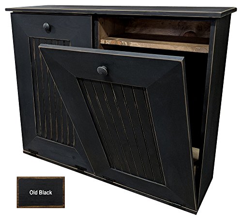 Sawdust City Wood Trash Recycle Combo (Old Black)