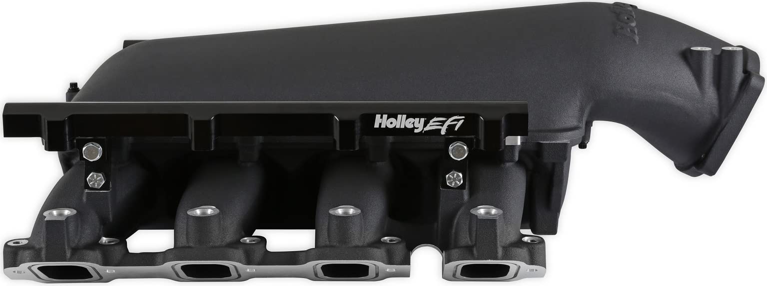 NEW HOLLEY ULTRA LO-RАM KIT & FUEL RAILS,TOP FEED MOUNT WITH PORT INJ,BLACK SATIN,COMPATIBLE WITH GМ GEN V LT1